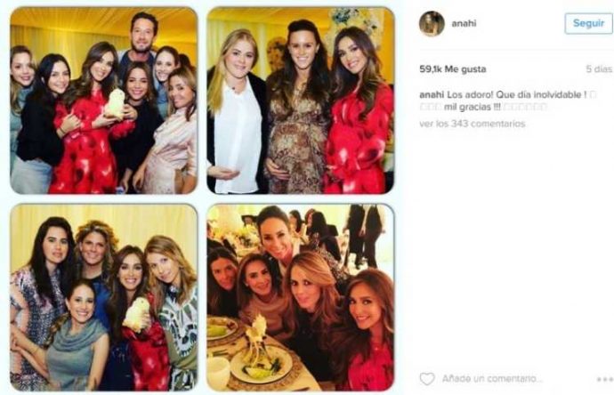 Fotos: El lindo baby shower de Anahí Puente ex "RBD" - Tecache.cl