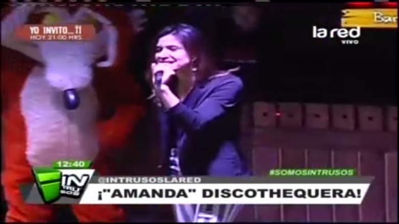Protagonista de "Amanda" animó show discotequero en San Vicente de ...