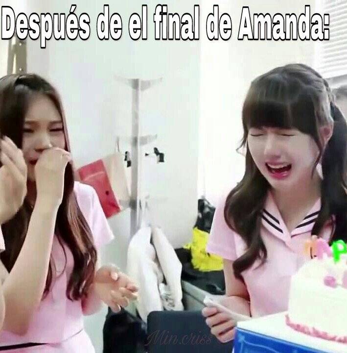 Los mejores memes que dejó el exitoso final de "Amanda" - Tecache.cl