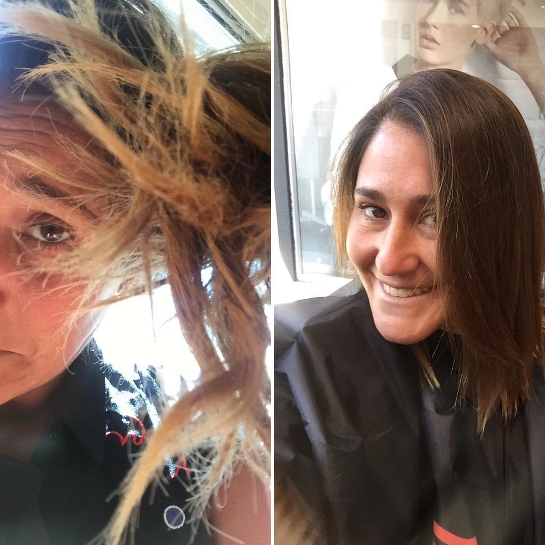 Belén Mora estrenó look del momento - Tecache.cl