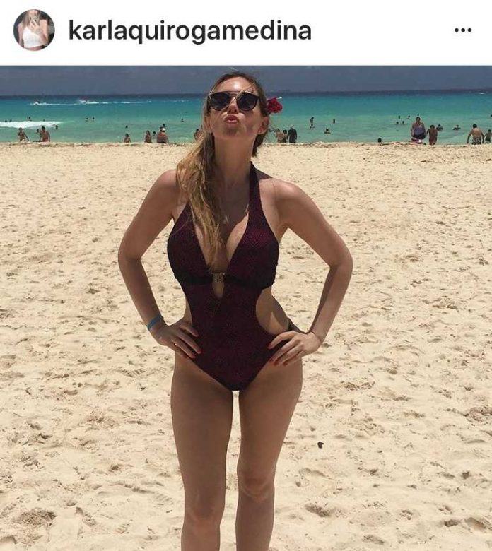 Karla Quiroga se luce en bikini desde Cancún - Tecache.cl