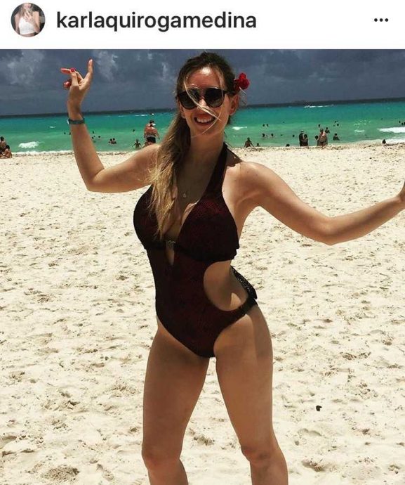 Karla Quiroga sorprende a sus seguidores posando en traje de baño desde Cancún