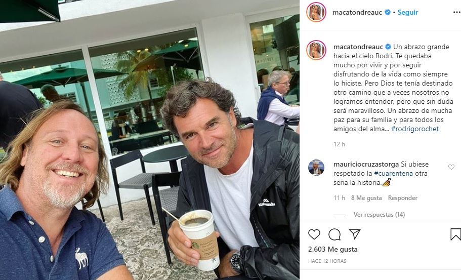 Figuras del espectáculo despiden al actor Rodrigo Rochet tras trágica ...