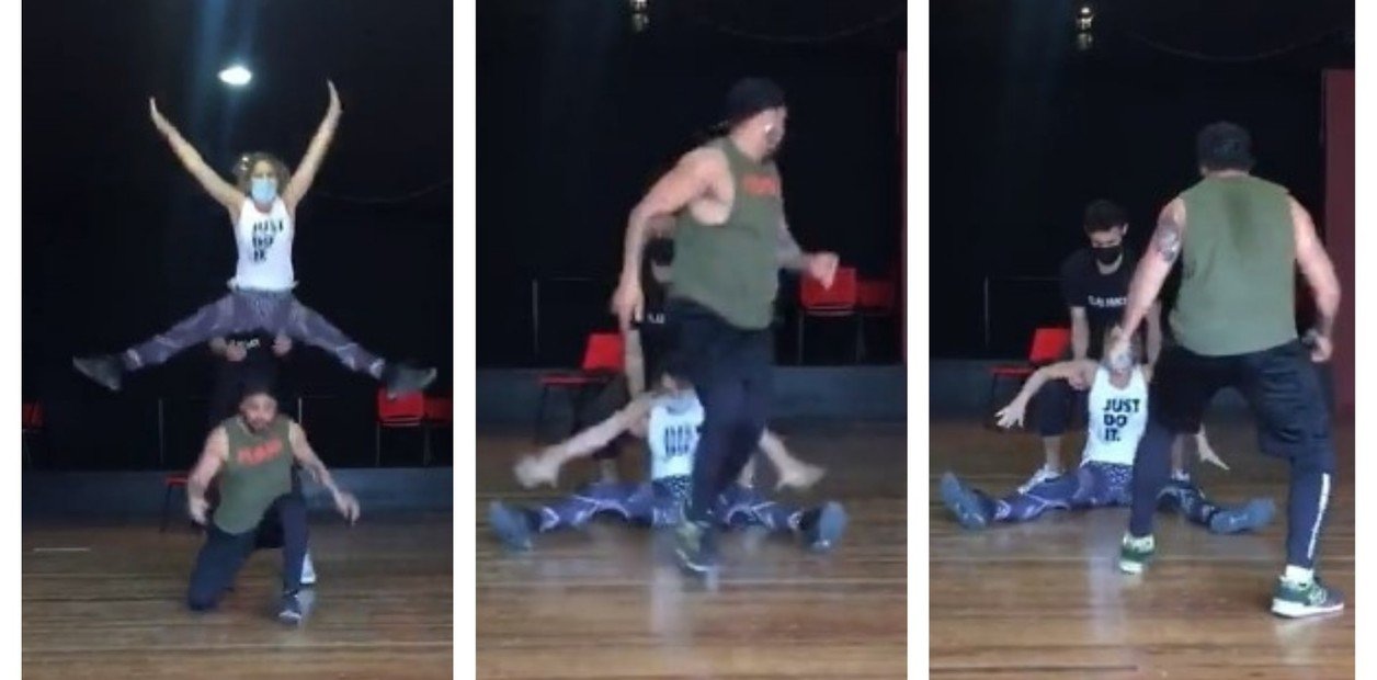Video: La impactante caída que sufrió Rocío Marengo en ensayo de baile ...