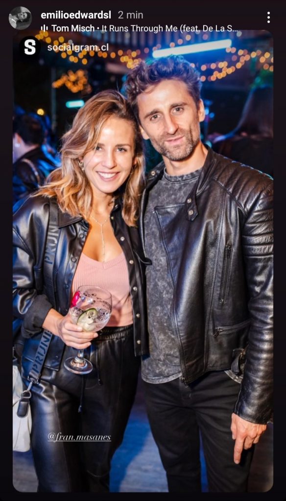 Emilio Edwards publica la primera fotografía junto a la ex de Claudio ...