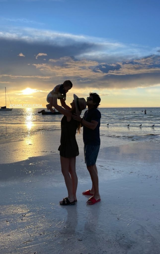 Mayte Rodríguez y Camilo Figueroa comparten bellas fotos con su hijo ...