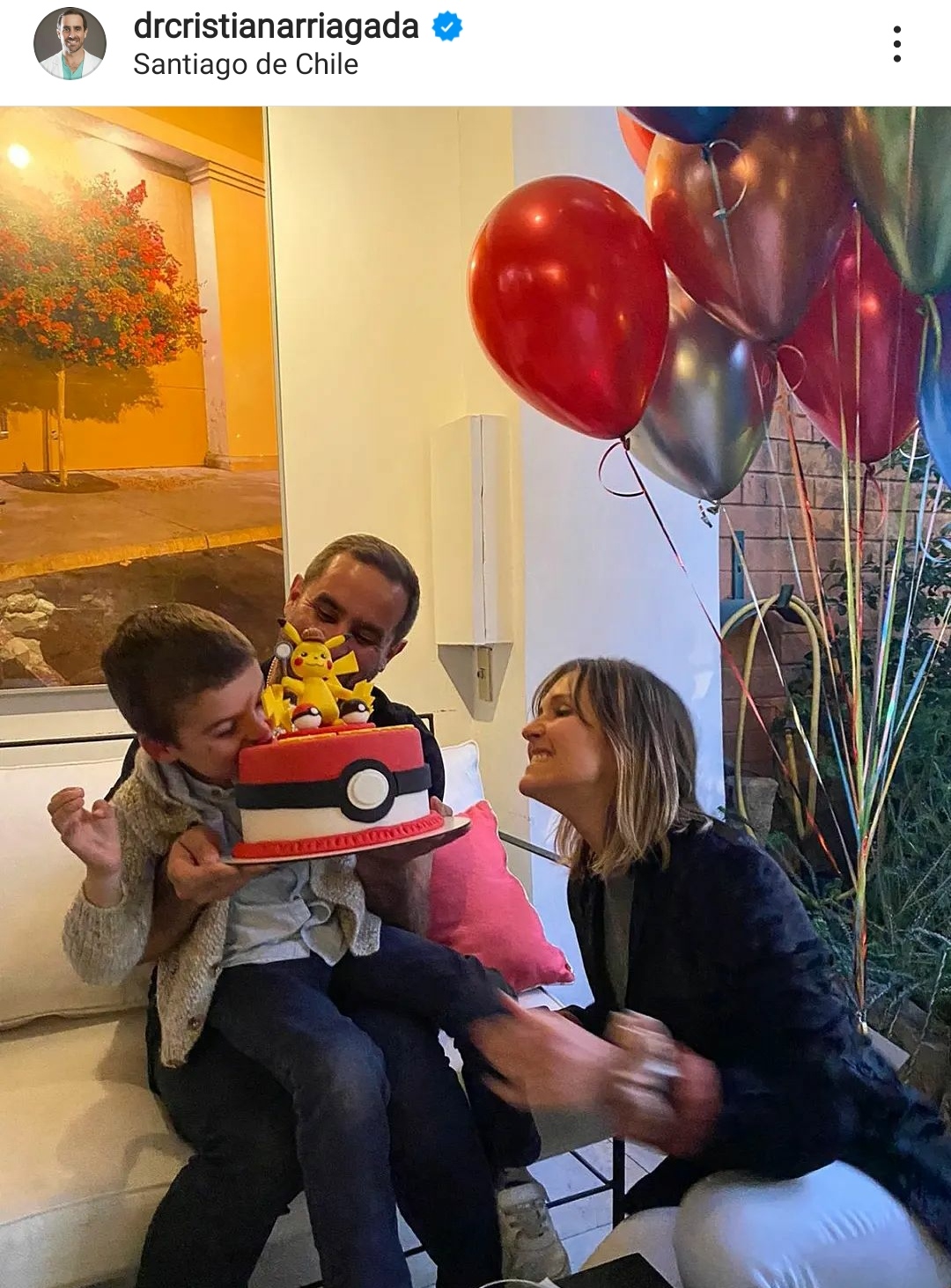 ¡Cumplió 6 años! Cristián Arriagada celebró el cumpleaños de Pedrito ...