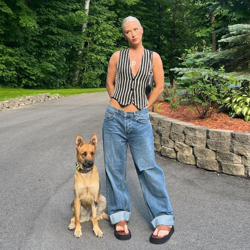 "Me salvó la vida": Vesta Lugg y su relación con su perrita Funky ...