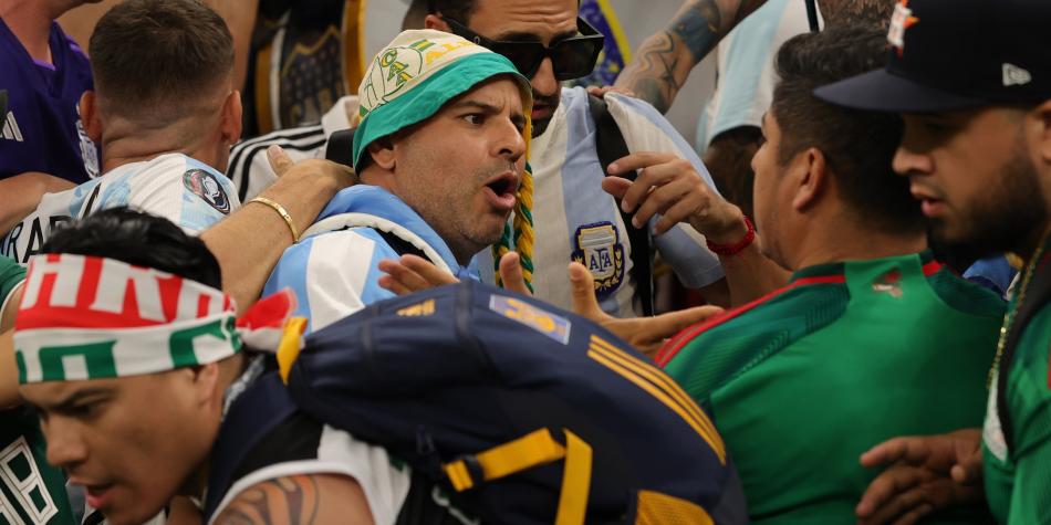 Videos: Hinchas de Argentina y México a los goles en las gradas del ...