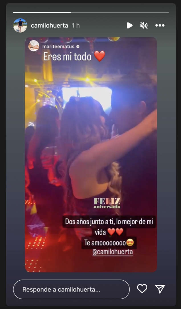 Marité Matus Celebra Dos Años De Amor Con Camilo Huerta Tecache Cl