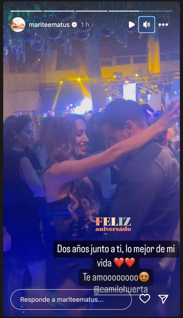 Marité Matus Celebra Dos Años De Amor Con Camilo Huerta Tecache Cl