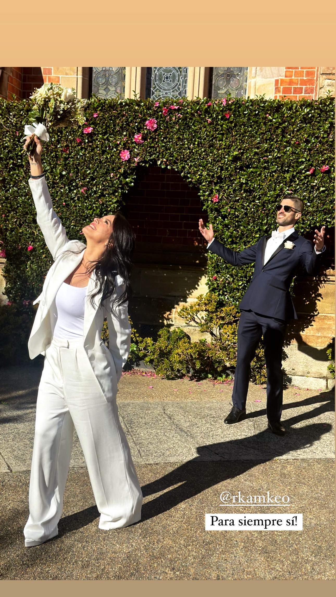 Fotos: Así fue el matrimonio de Angie Alvarado y Rodolfo Kamke - Tecache.cl