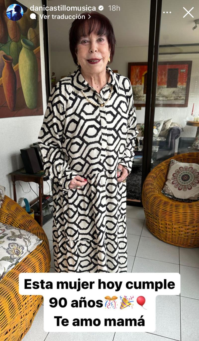 Fotos: Daniela Castillo celebra el cumpleaños número 90 de su madre ...