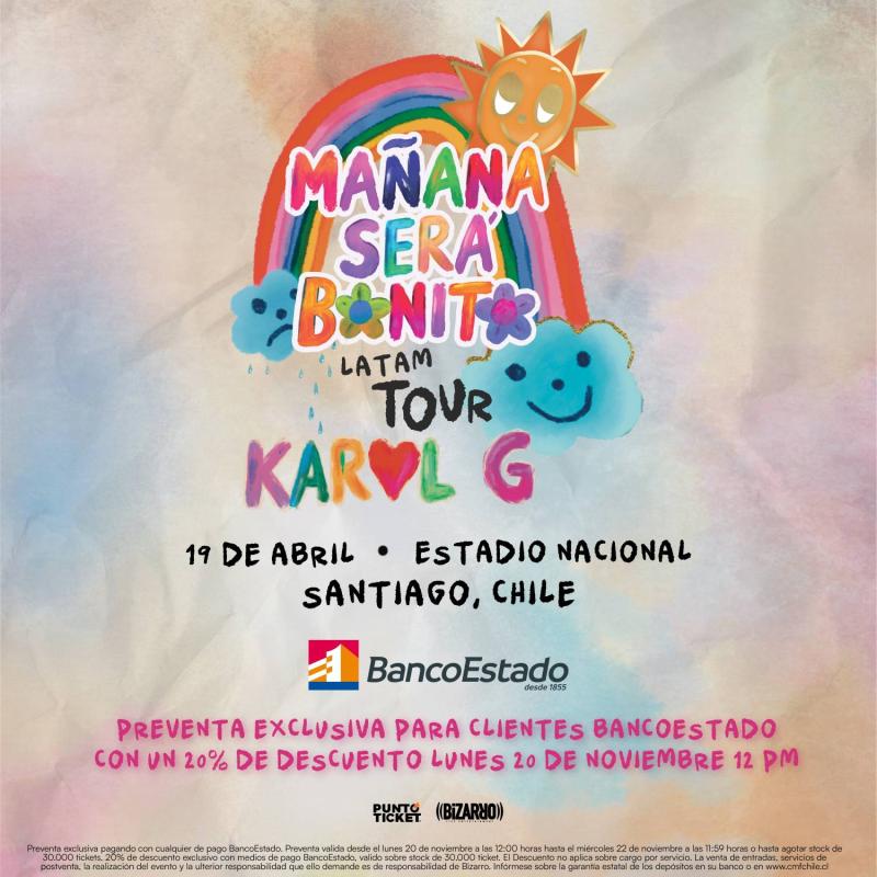 Estos son los precios de las entradas para el concierto de Karol G en Chile - Tecache.cl