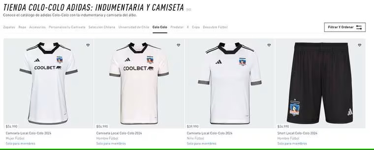 Colo Colo presenta su nueva camiseta para la temporada 2024 - Te Caché ...