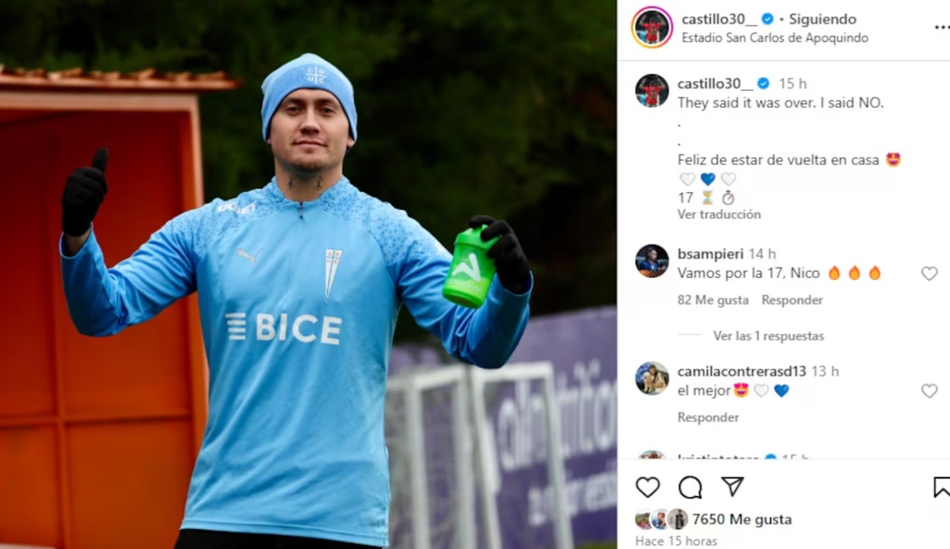 No piensa en el retiro: Nicolás Castillo volvió a U. Católica para ...