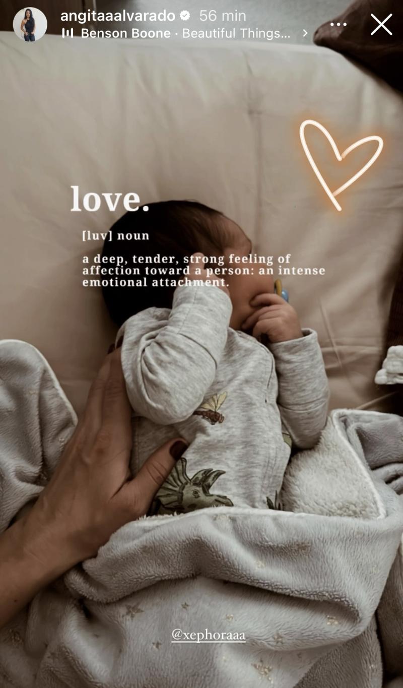 La tierna fotografía que publicó Angie Alvarado del bebé de su hermana ...