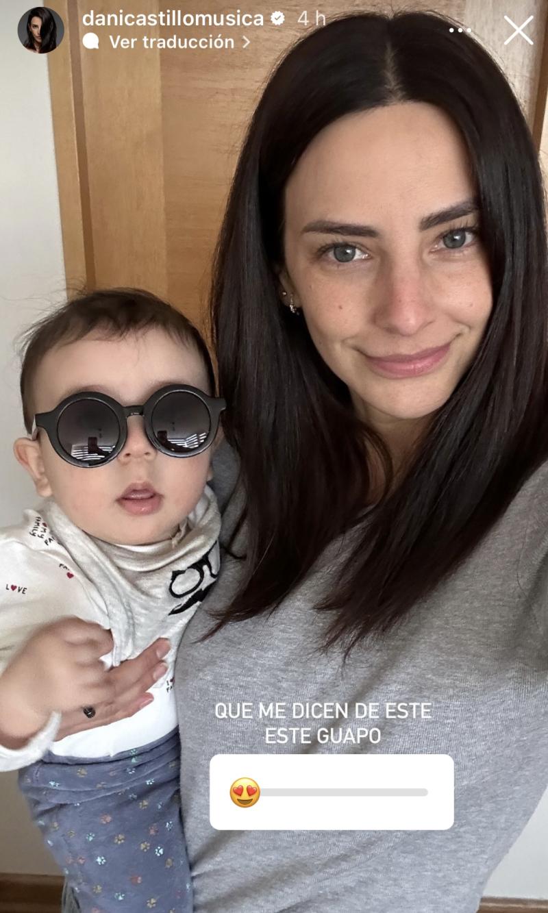Daniela Castillo muestra por primera vez el rostro de su hijo Matteo ...