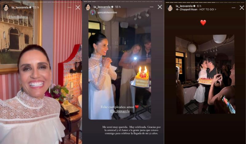 Fotos: Leonor Varela celebró su cumpleaños número 52 junto a su nueva ...