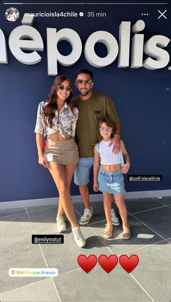 Mauricio Isla grita su amor a los cuatro vientos por su nueva polola ...