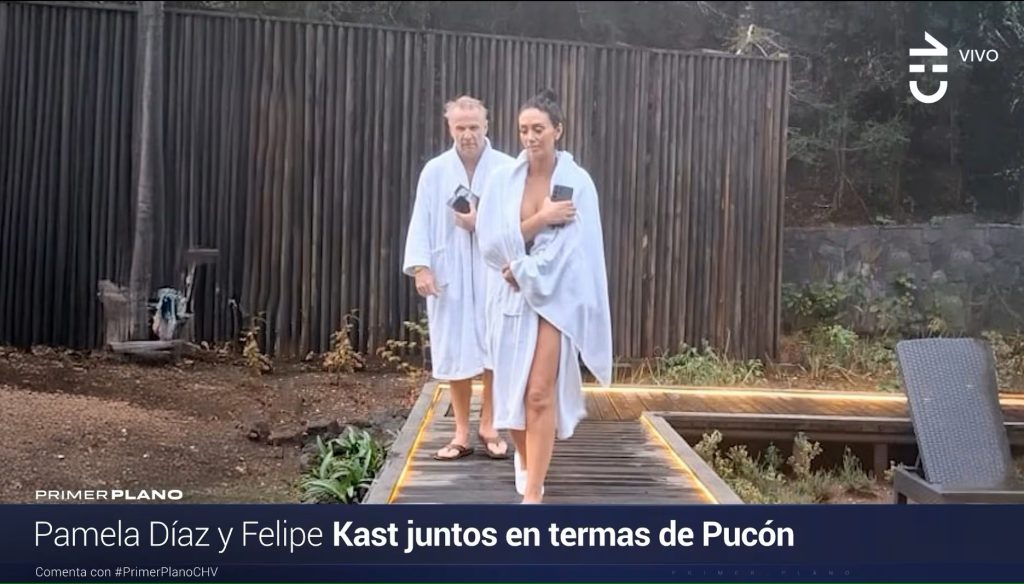 Captan a Pamela Díaz y Felipe Kast en íntima escapada al sur de Chile - Tecache.cl