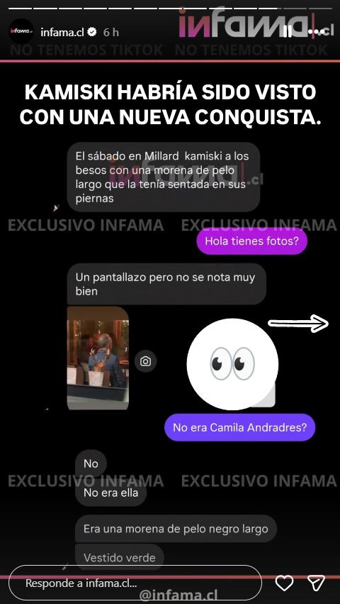 Filtran imagen de Francisco Kaminski con misteriora mujer en medio de ...
