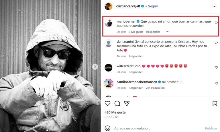 Tras su quiebre con Francisca Gavilán, Cristián Carvajal inicia romance con actor chileno ...